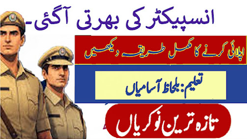 Government Of Sindh Inspector New Jobs In 2026 - Online Apply For ...