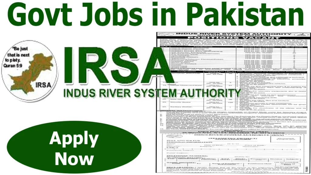 Indus River System Authority Latest Jobs 2026 - Apply Online For Deputy ...