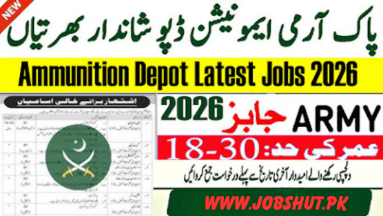 Ammunition Depot Okara Cantonment Latest Jobs 2026 - Apply Online For ...