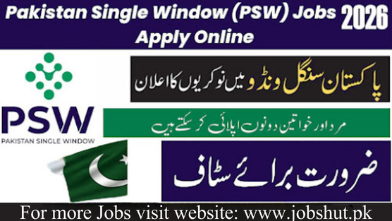Pakistan Single Window (PSW) Latest Jobs 2026 - Apply Online For IT And ...