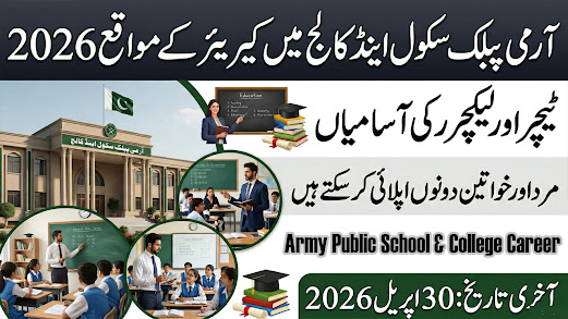 Army Public School & College New Jobs 2026 - Apply Online For Lecturer ...