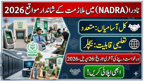NADRA New Jobs 2026 - Apply Online For Assistant Director & Other ...
