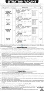 Excise Taxation & Narcotics Control Department KPK New Jobs 2026 ...