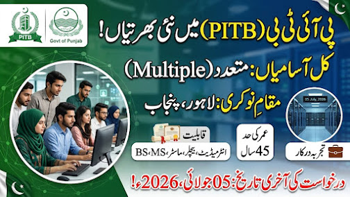 Punjab Information Technology Board (PITB) New Jobs 2026 - Apply Online ...